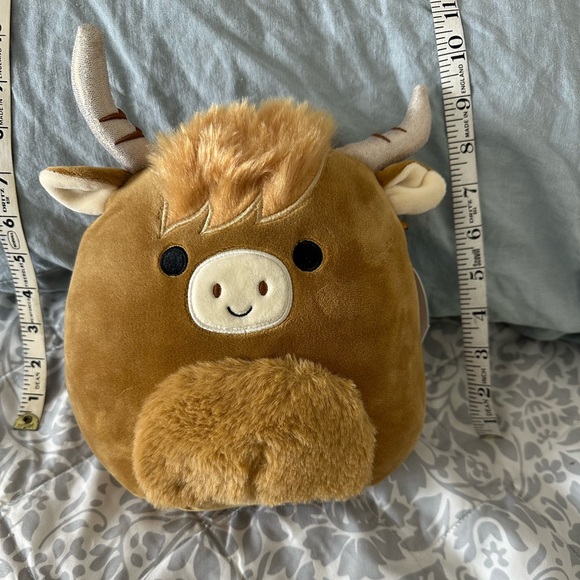 Toys | Cute Brown Plush Toy With Horns Calton Squishmallow | Poshmark